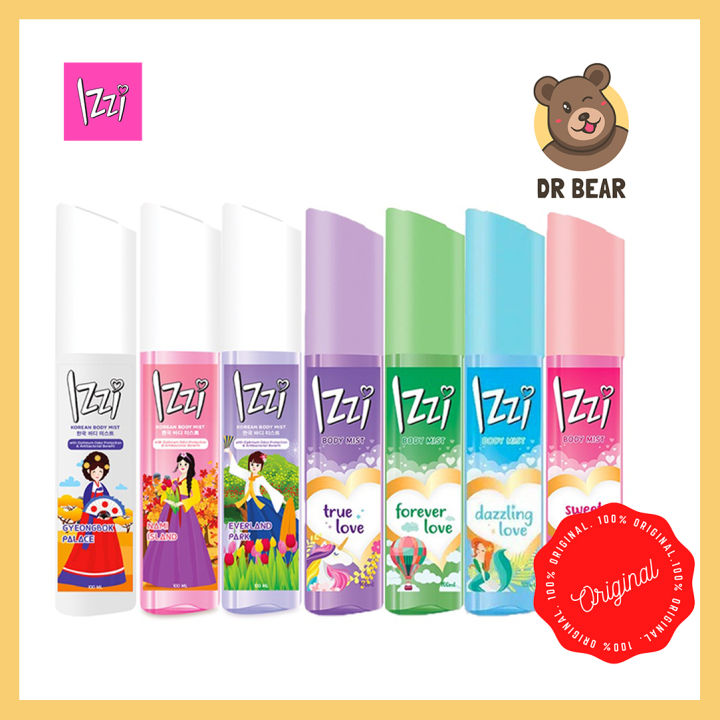 Izzi Body Mist 100ml (Dazzling Love/Forever Love/Sweet Love/True Love ...