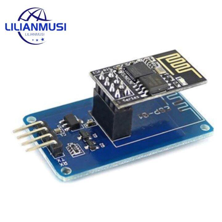 ESP8266 ESP-01 Serial WiFi Wireless Adapter Module 3.3V 5V Esp01 Breakout PCB Adapters ...