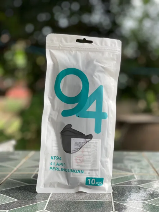 หน้ากากอนามัยแบบ 3D สีดำ Mask KF 94 หนา 4 ชั้น แพ็ค 10 ชิ้น สีดำ หน้ากากสำหรับผู้ใหญ่ Dom2564 ...