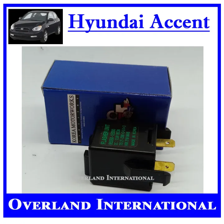 FLASHER RELAY ACCENT 95550-1E000 | Lazada PH