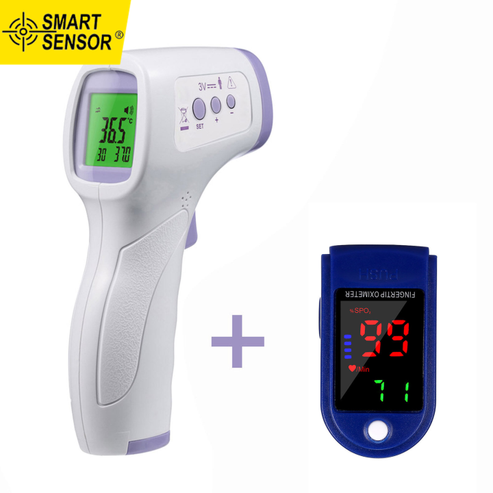 Smart Sensor Digital Forehead Therm-ometer Non-contact Infrared Ther ...