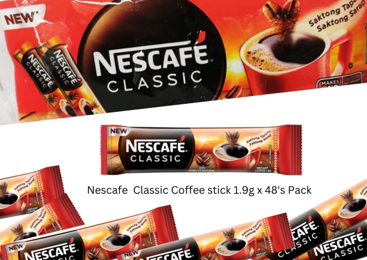 NESCAFE CLASSIC STICKS 1.9G X 48S | Lazada PH