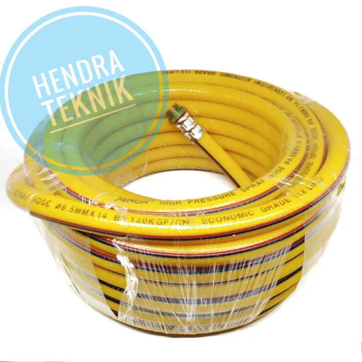 SELANG KOMPRESOR 10M SELANG ANGIN COMPRESSOR HOSE KUNING 120 PSI SELANG ...