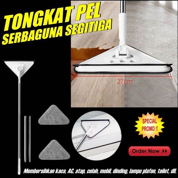 PROMO alat pel segitiga serbaguna kaca alat pel dinding tembok segitiga ...