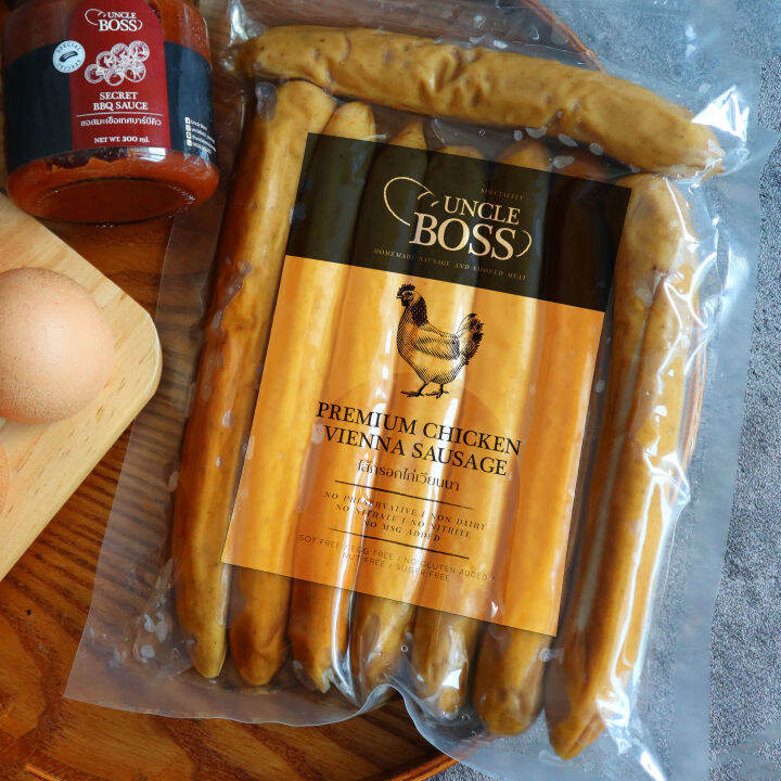 Uncle Boss_Premium Chicken Vienna sausage (Keto) | Lazada.co.th