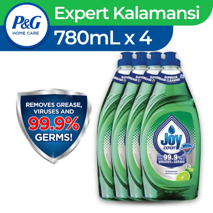 Joy Expert Kalamansi Concentrate Dishwashing Liquid Bottle (780mL) Set ...
