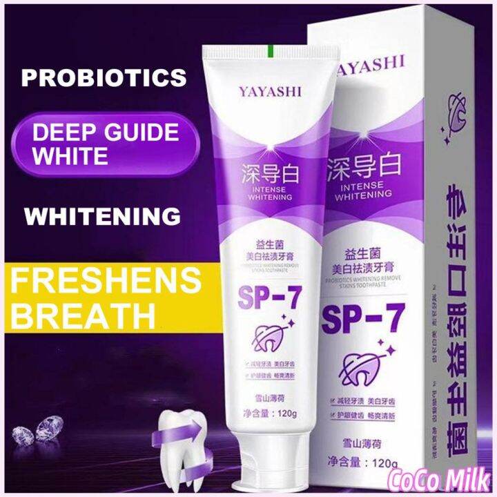Coco Milk SP4 Shark Probiotic Whitening Teeth Enzyme Toothpaste | Lazada