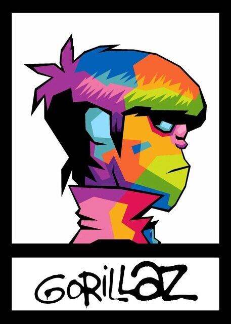 Gorillaz Posters Artwork Music Band Rock Rap Demon Days 2-d Singer ...
