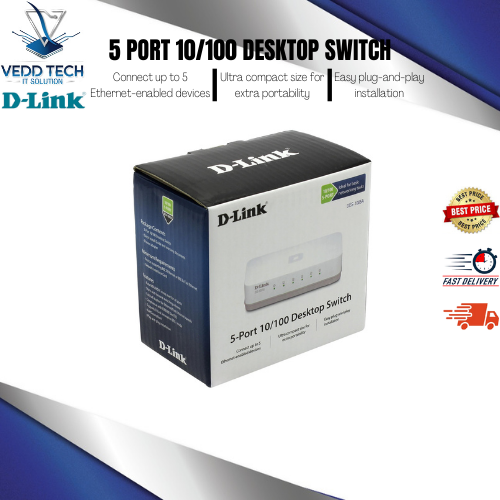 D-LINK 5-PORT 10/100 DESKTOP SWITCH | Lazada