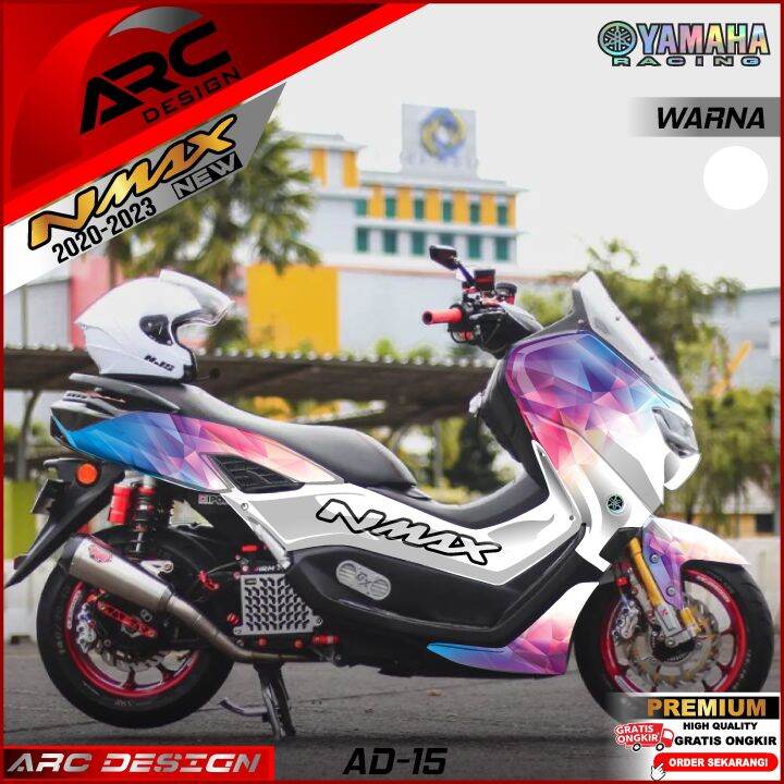(COD) Decal Sticker Dekal Stiker Variasi Motor Yamaha Nmax 155 New ...