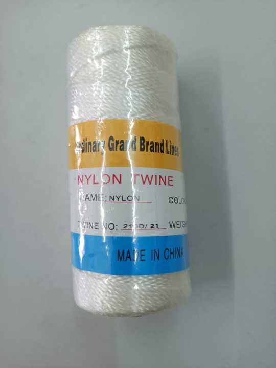 Nylon Twin 210D/ 21 Benang Jahit Tapak Kasut/ Sole Sewing Thread (white ...