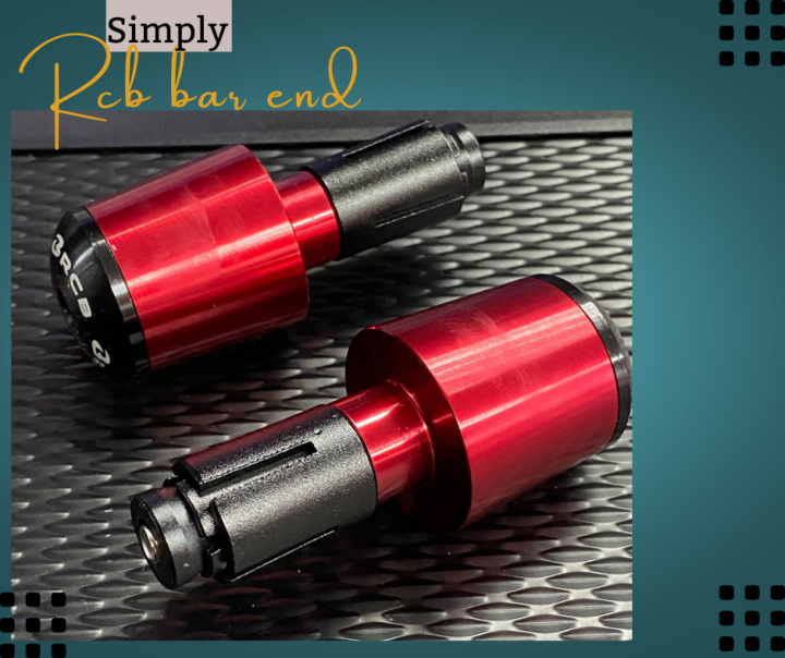 racinG boy handle grip bar end balancer RED rppl | Lazada PH