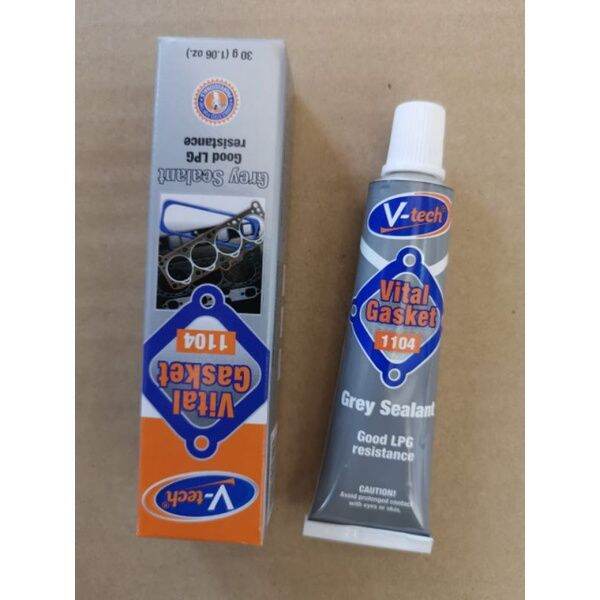 V-TECH RTV GASKET MAKER VITAL GREY PRO RTV (VT-152) GREY COLOUR 30gm | Lazada