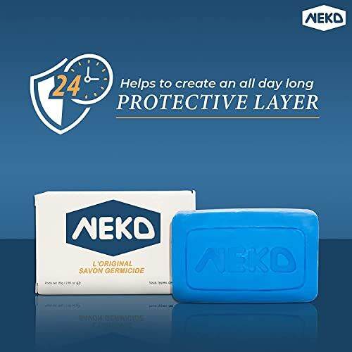 Neko Germicidal Soap | 2.82 oz / 80g | Hand Sanitizer | Family Bar Soap ...