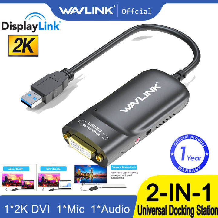 Wavlink USB 3.0 Adpater to DVI/HDMI/VGA External Video Card ,Video ...
