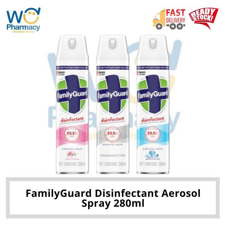 FamilyGuard Disinfectant Aerosol Spray 280ml | Lazada
