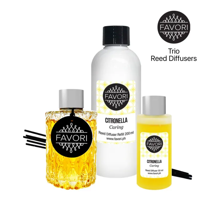 FAVORI Trio Reed Diffuser (TRD) Citronella | Lazada PH
