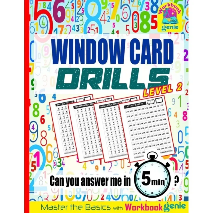 (NEW) Window Card Drills LEVEL 2 Math Workbook | Lazada PH