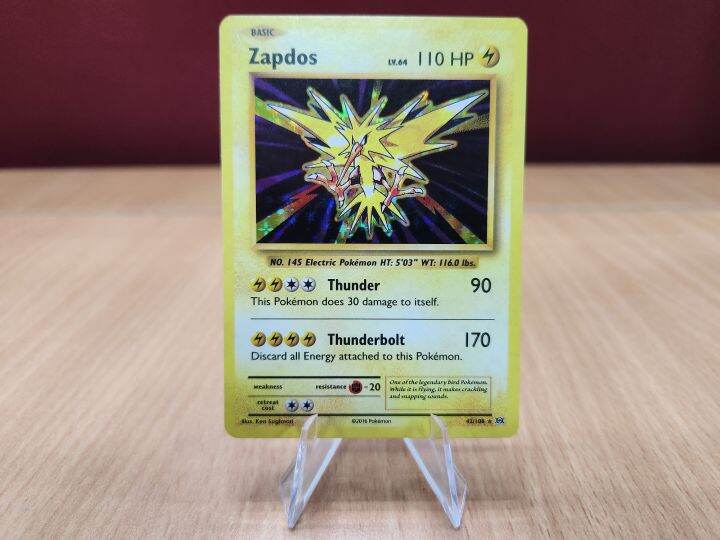 Zapdos Holo Rare - 42/108 - Evolutions - Pokemon Card Singles | Lazada PH