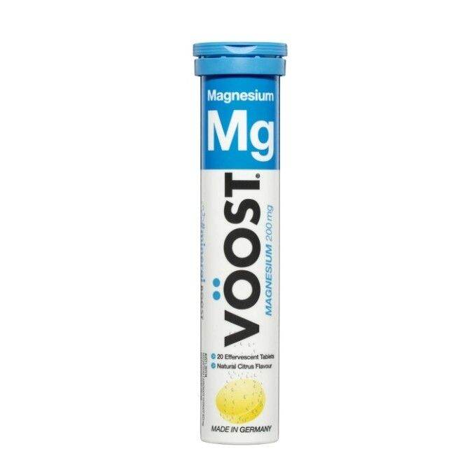 VOOST VITAMIN MAGNESIUM EFFERVESCENT 20 TABLETS - MADE IN GERMANY ...