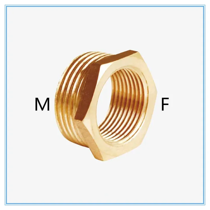 Brass Reducer Male Thread to Female Thread Reducing Bush adapter ...