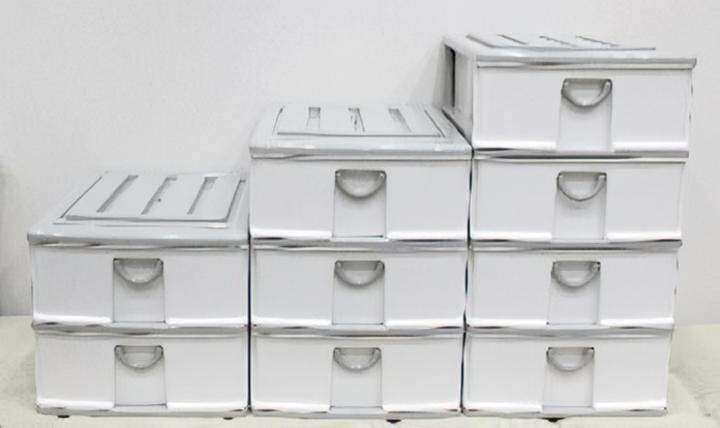 Century A4 drawer storage 2/3/4 tier plastic drawer table office drawer ...