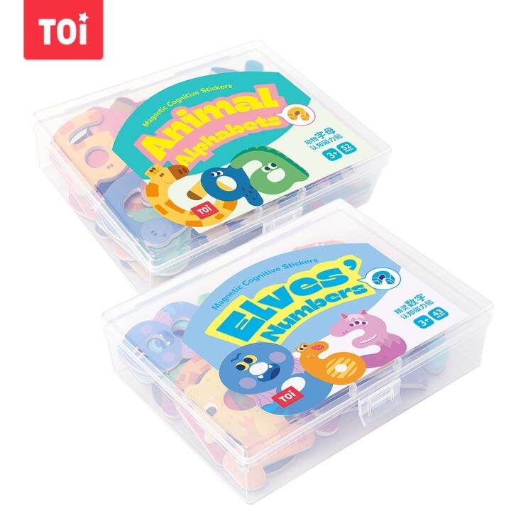 TOI Magnetic Numbers Magnetic Alphabets Educational Toy for Kids ...