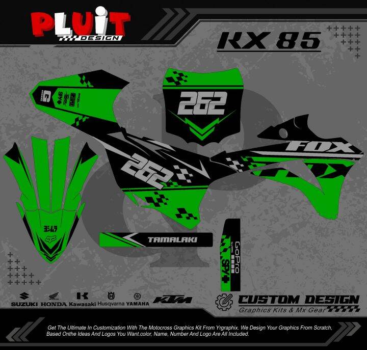 Decal Sticker Striping Variasi Fullbody Cross Trail Bebek Standar GTX ...