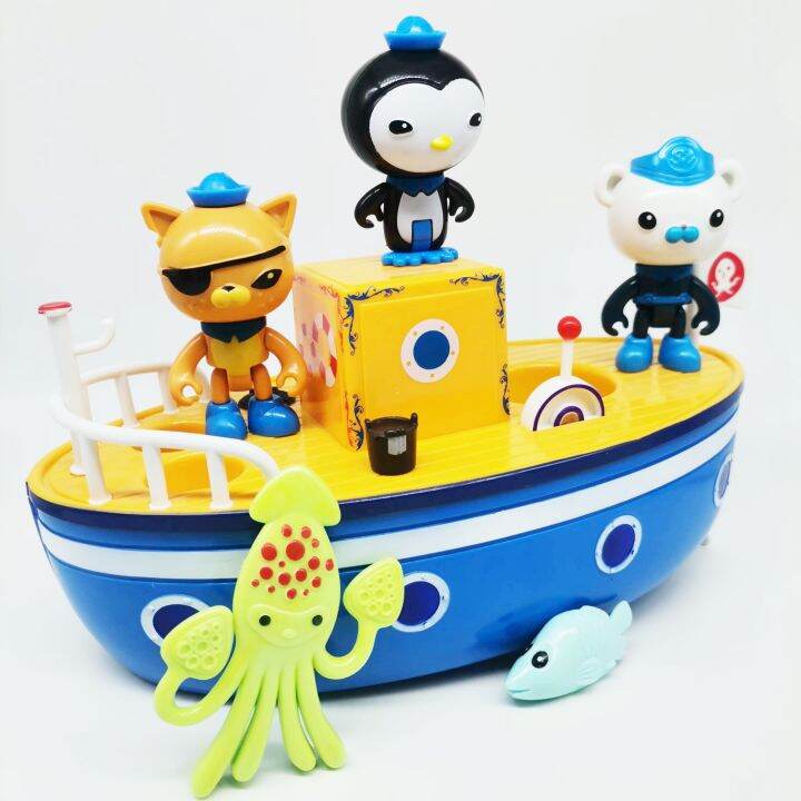 The Octonauts Plastic Action Figures Of Kwazii Barnacles Peso GUP Bath ...