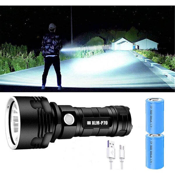 P70 flashlight 30,000–10,000 lumens high-performance LED flashlight ...