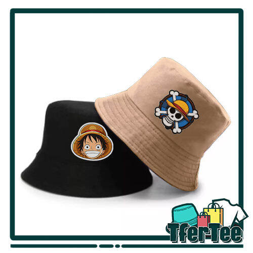 Bucket Hat Reversible Color OnePiece Luffy Icon V2 Unisex BucketHat ...