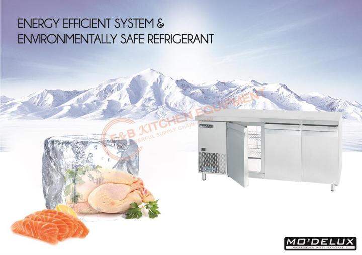 MODELUX 6 Door Pass-thru Counter Chiller Commercial Refrigerator Fridge ...