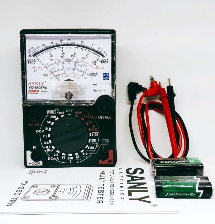 Multitester/multimeter Analog YX-360 TRN SANLY | Lazada Indonesia