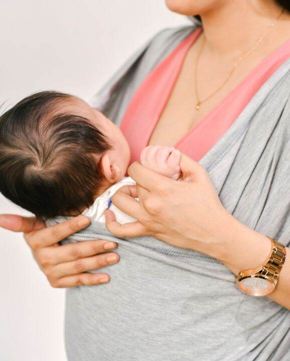 Hug n' Carry [Light Gray] Soft Baby Carrier | Lazada PH