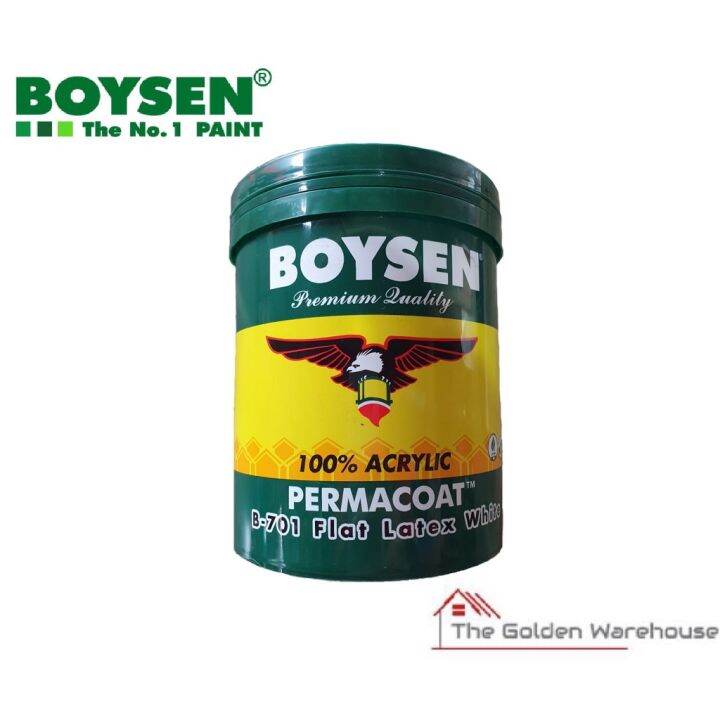 Boysen Flat Latex White B-701 1L | Lazada PH