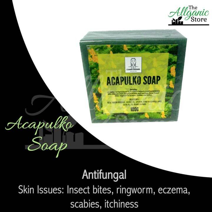 CAMSI DERMIS Acapulko Soap (AcapulcoAkapulkoCassia Alata) 100g | Lazada PH