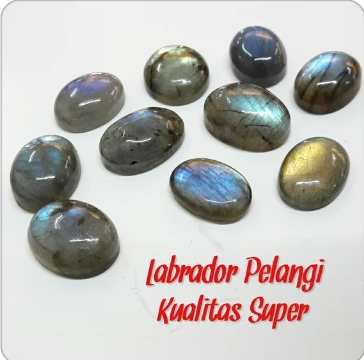Batu Akik Labrador Batu Mulia Labradorite Klep dan Kilap Mantap ...