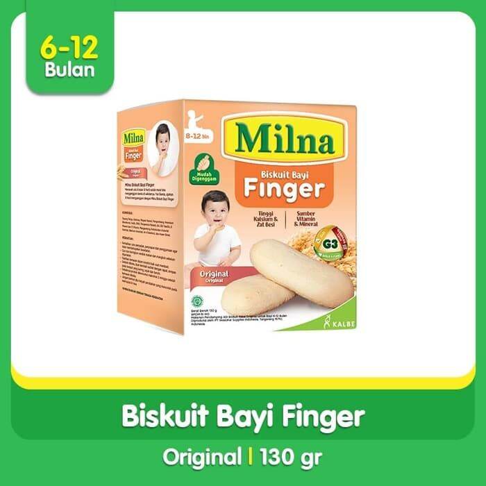 COD [ASERA] Milna Baby Biscuit finger Original 52G 8-12Bln / Makanan ...