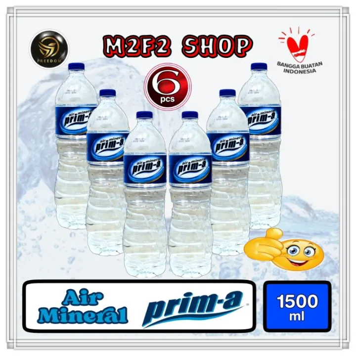 Air Mineral Prima Botol Besar Plastik Pet - 1500 ml (Kemasan 6 Pcs ...