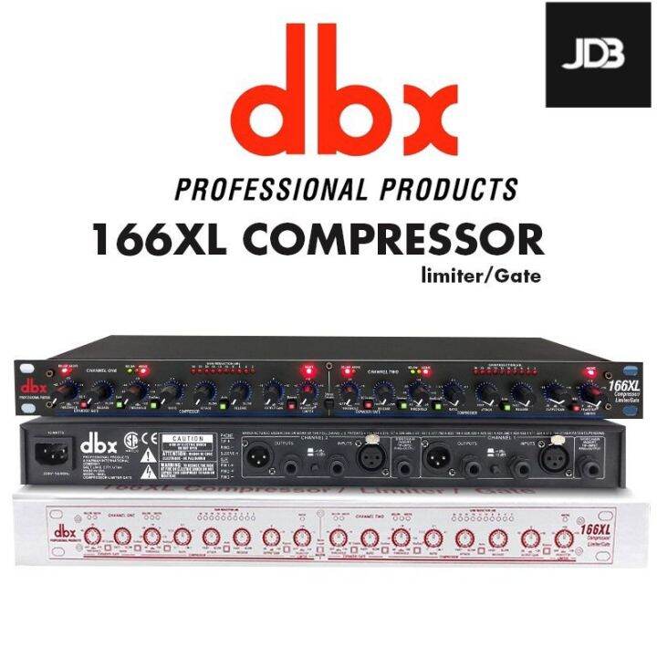 dbx 166XS/XL Professional Audio Compressor/Limiter/Gate Dynamic ...