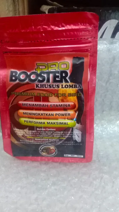 PRO BOOSTER Premium food Voer high protein untuk lomba murai batu dan burung pemakan serangga ...