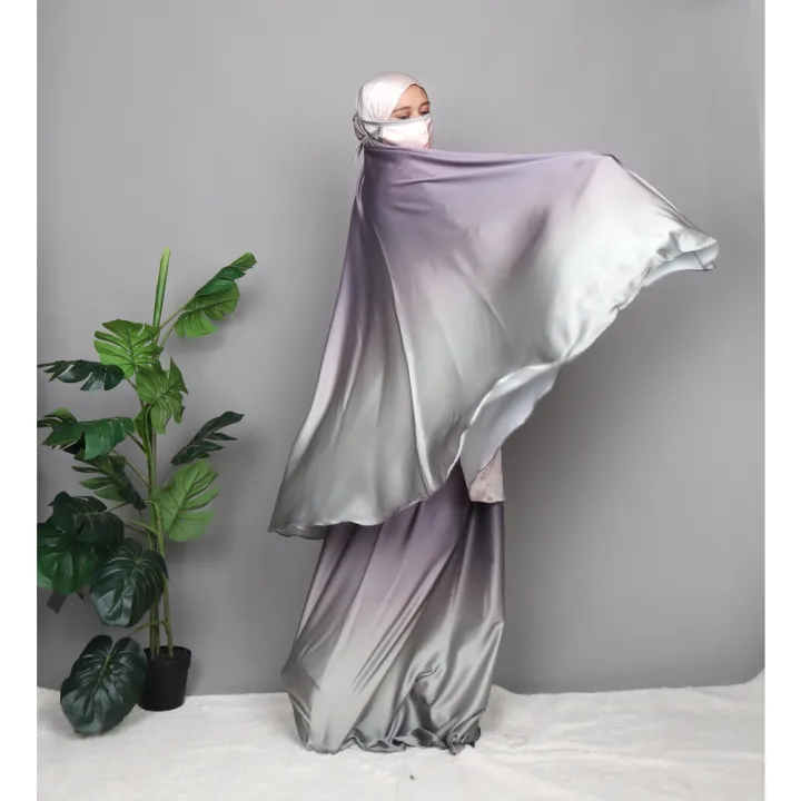 Mukena Travel Printing - Gradasi 2in1 | Lazada Indonesia