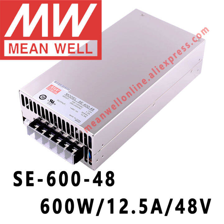 SE-600-48 Mean Well 600W 12.5A 48V DC Single Output Power Supply ...