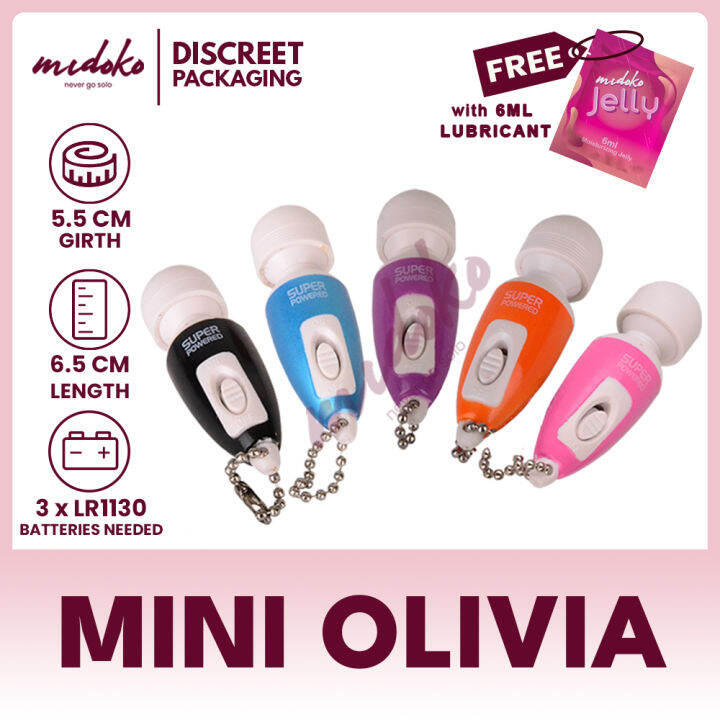 Midoko Mini Cute Portable Keychain Super Discreet Fairy Wand Sex Toy ...