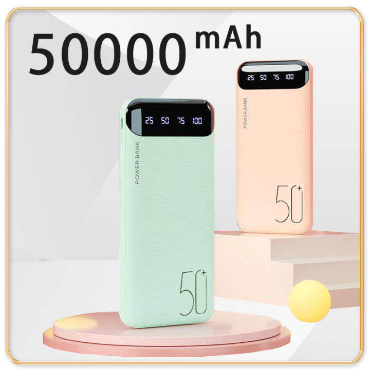 YINSU Powerbank 50000mAh Ultra Thin Portable Digital Display Dual Input ...