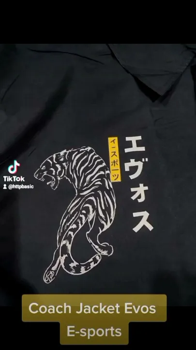 JAKET COACH EVOS JPN ESPORTS WINDBREAKER PRIA & WANITA GAMING | Lazada ...