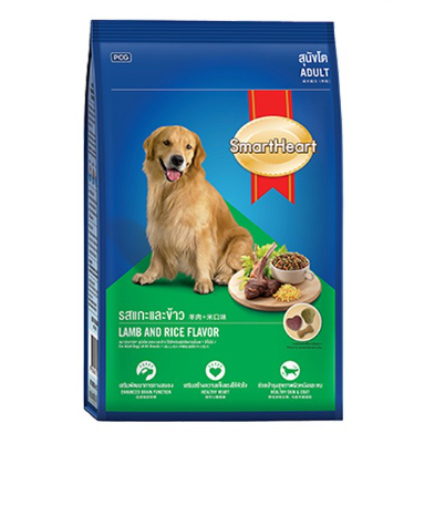 SmartHeart Adult Dry Dog Food Lamb and Rice 1.5kg - PetMate all breeds ...