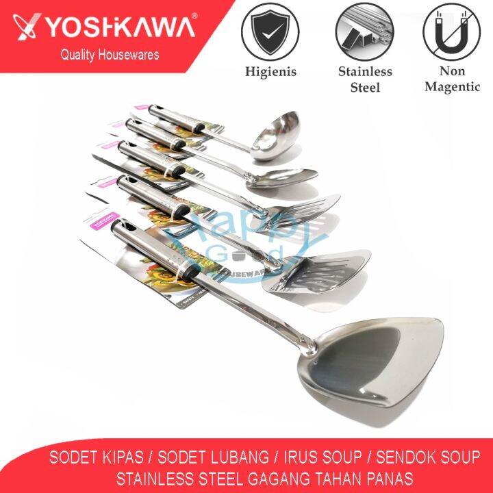 YOSHIKAWA SODET/SENDOK SOP/SKIMER/STAINER/SENDOK STAINLESS STEEL ...