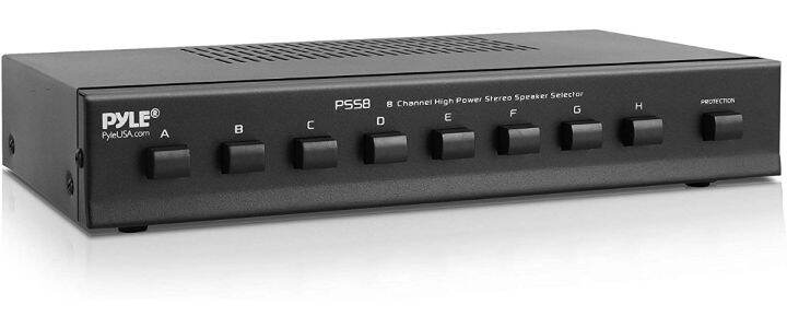Pyle (PSS8) - Premium New and Improved 8 Zone Channel Speaker Switch ...
