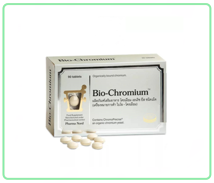 Pharma Nord Bio-Chromium 90 Tablets โครเมียมพันธะออร์แกนิคจากโครเมียม ...